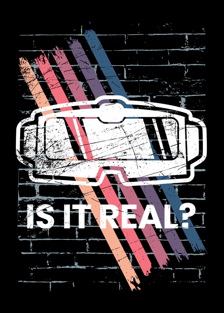 'VR Virtual Reality Gaming' Poster by Alley Field | Displate