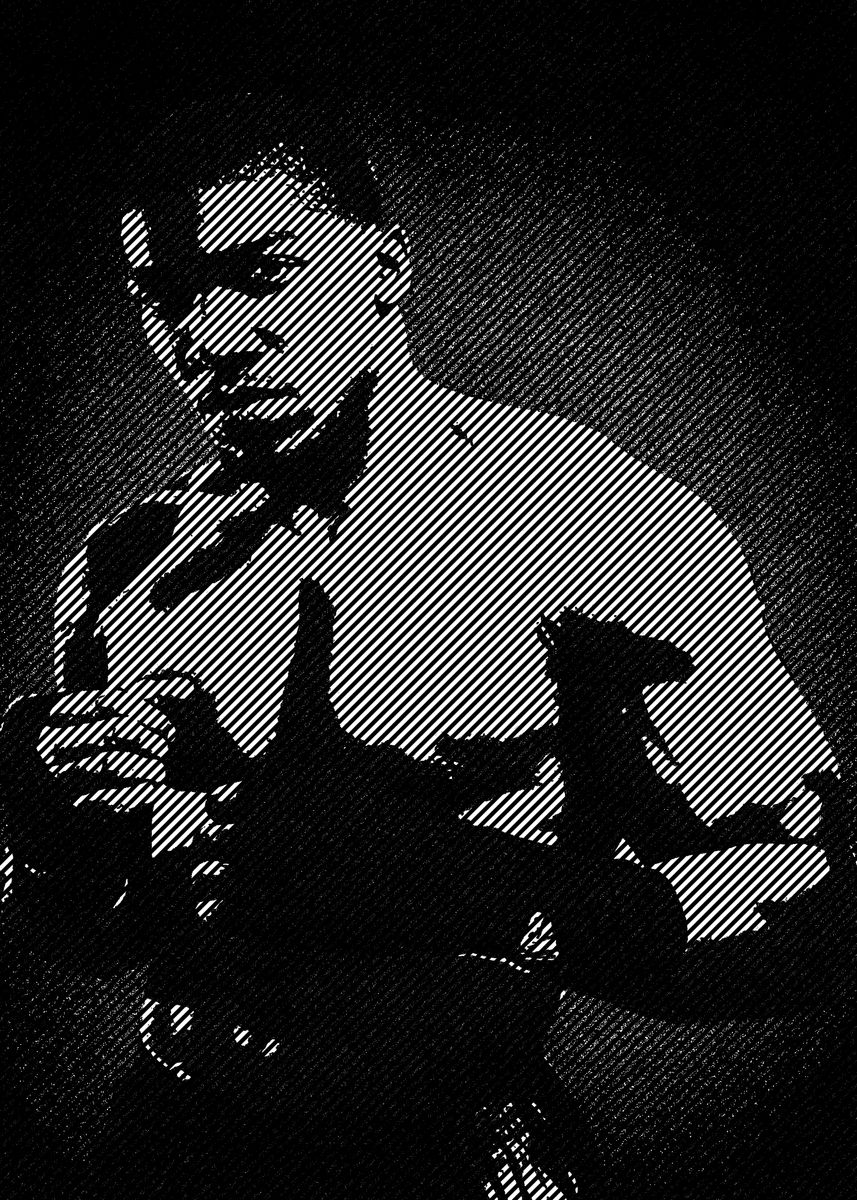 'Anthony Joshua' Poster, picture, metal print, paint by ...