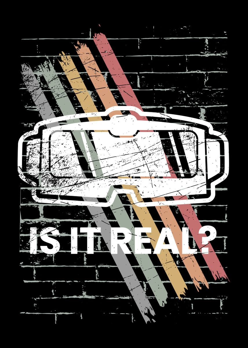 'VR Virtual Reality Gaming' Poster, picture, metal print, paint by ...