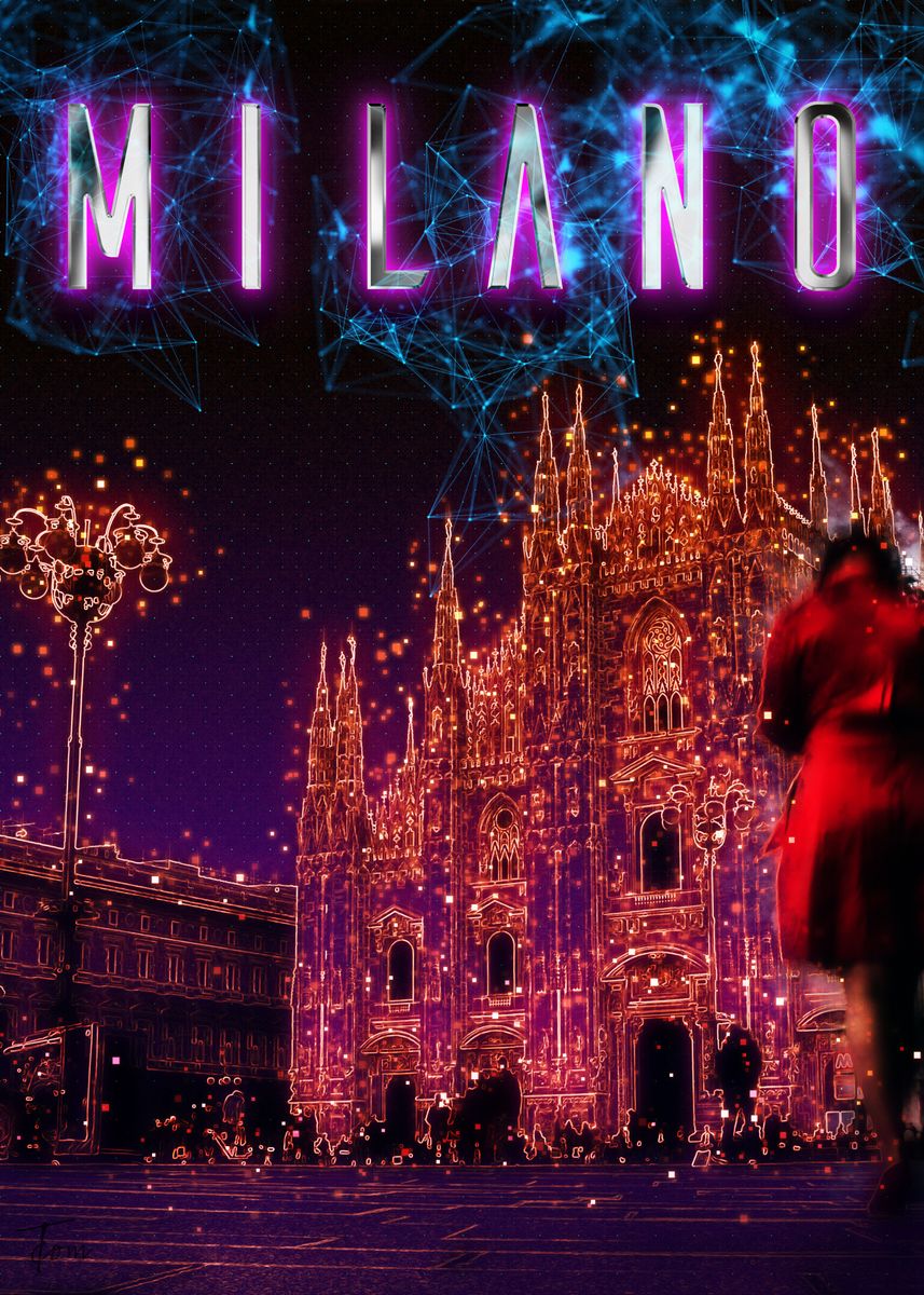 'Milano' Poster, picture, metal print, paint by Petra Rommelfanger ...