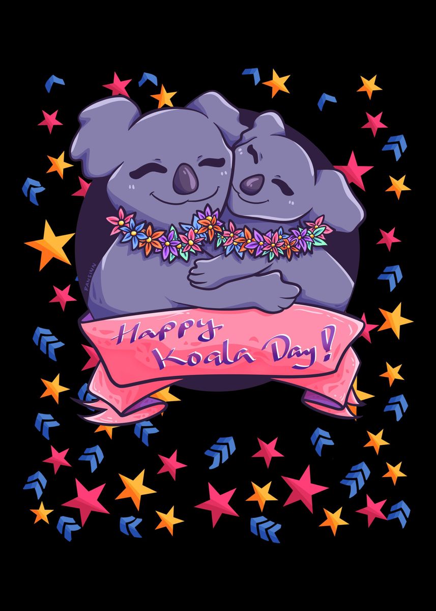 'Happy Koala Day star' Poster by fansinn | Displate