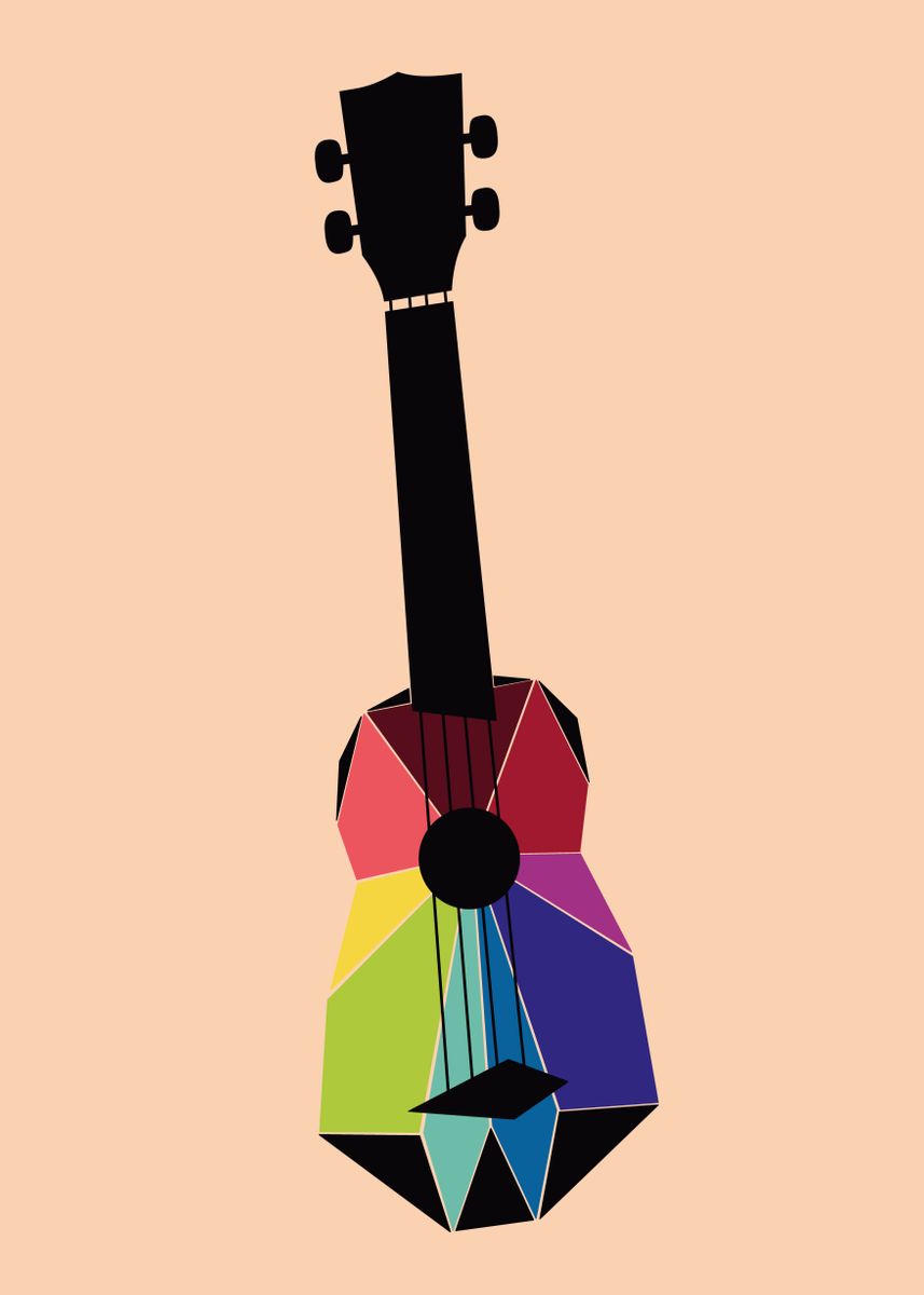 'Ukulele' Poster by Skys | Displate