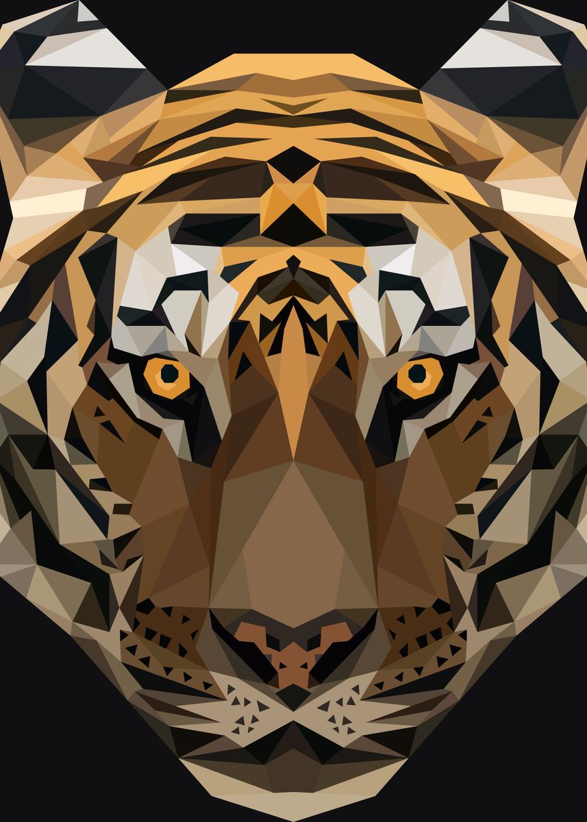 'Tiger' Poster by Yanz Studio | Displate