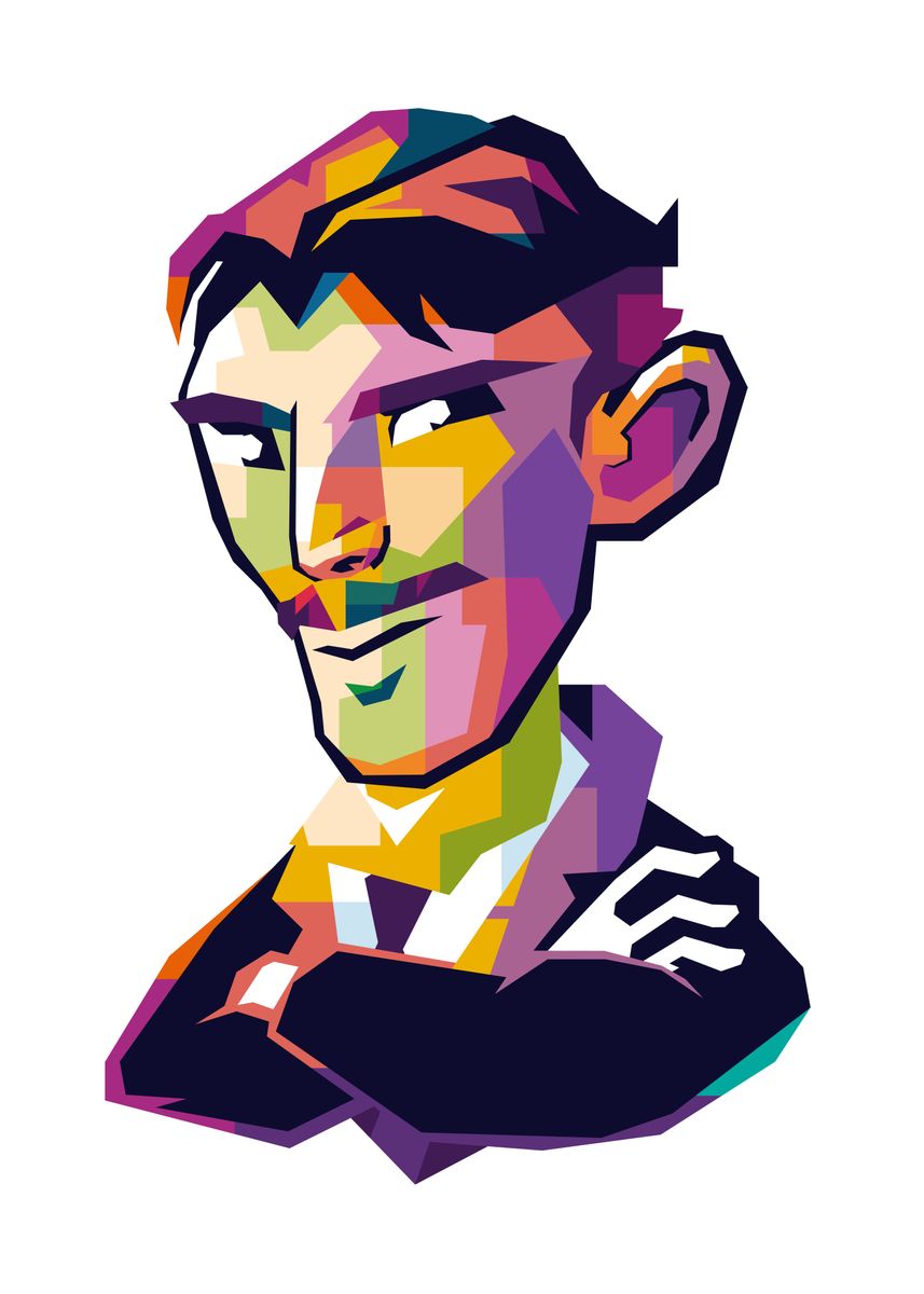 'Nikla Tesla Character' Poster, picture, metal print, paint by Erick ...