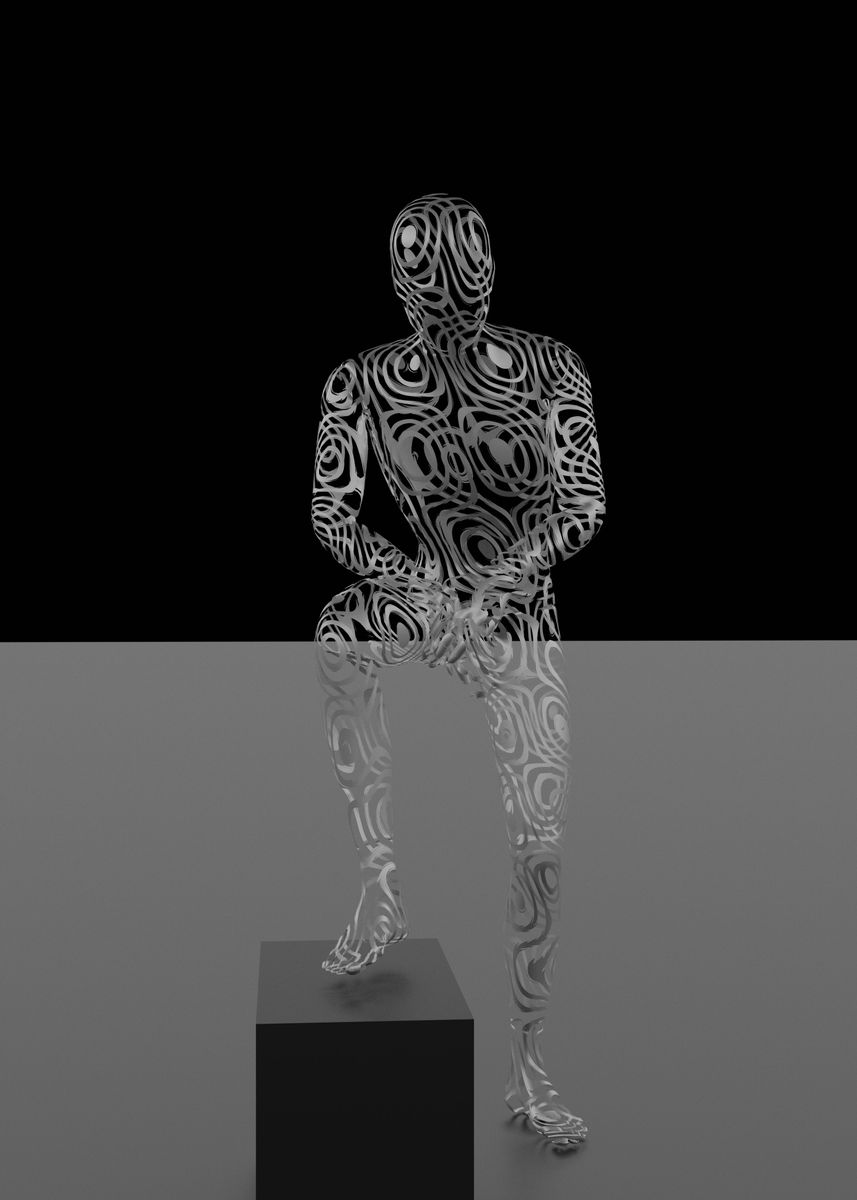 'Ribbon Character' Poster, picture, metal print, paint by Souzezz ...