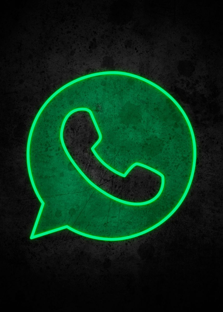 'WhatsApp' Poster, picture, metal print, paint by Geisom Arana | Displate