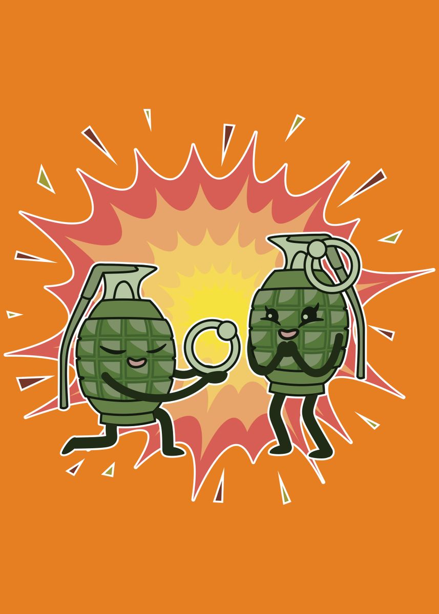 'Bombastic Proposal' Poster by MrColorUp | Displate