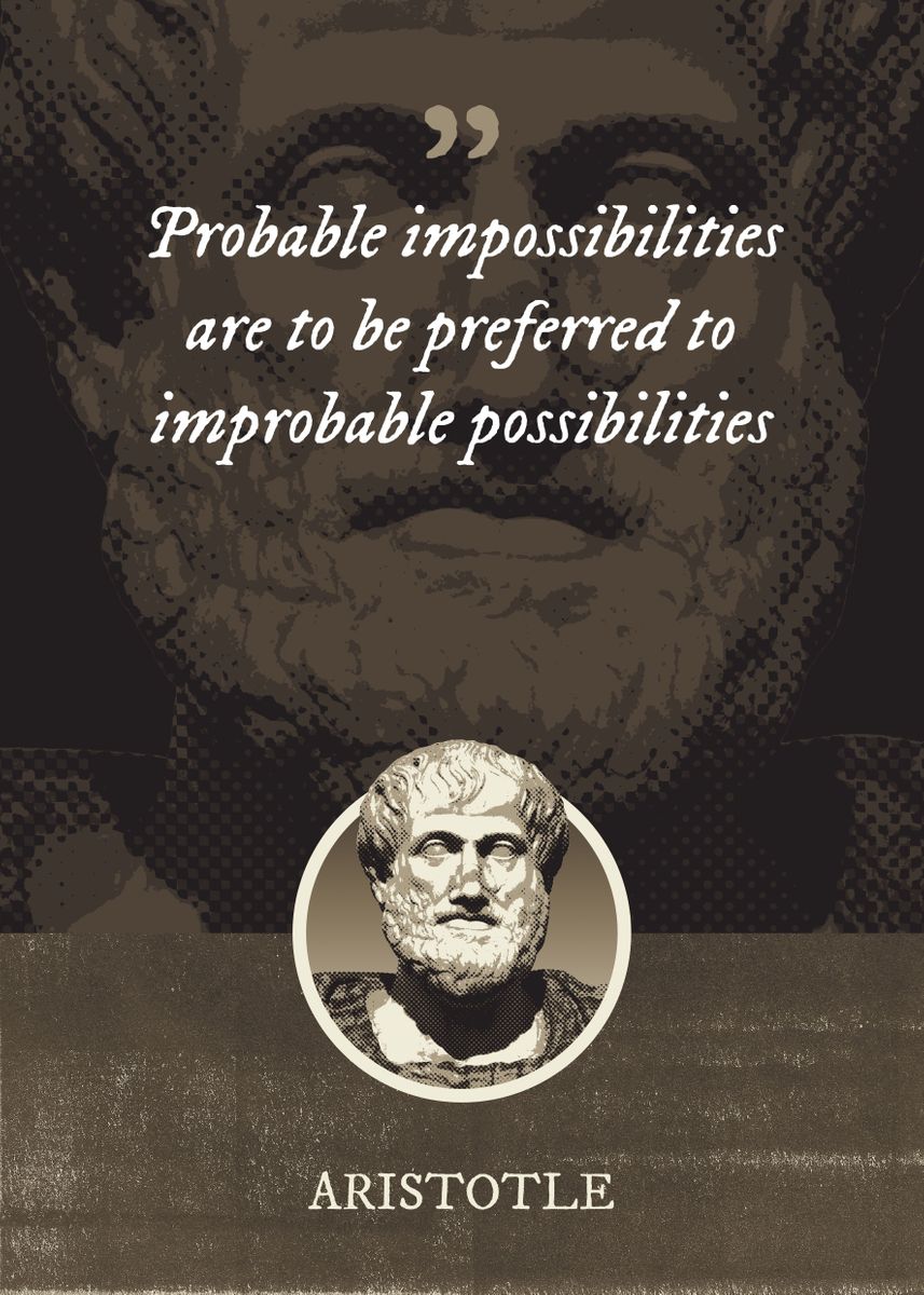 'Probable impossibilities' Poster, picture, metal print, paint by ...