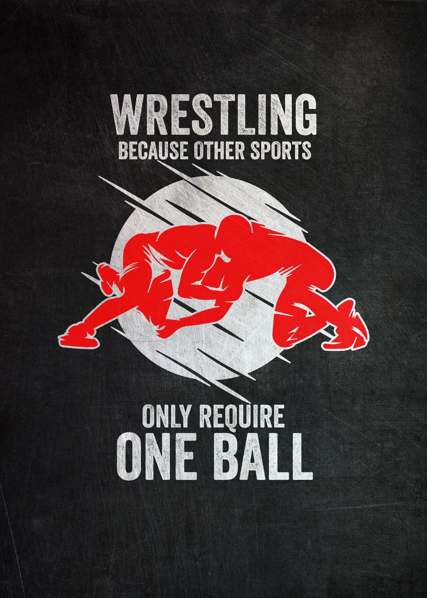 'Wrestling' Poster by PosterWorld | Displate