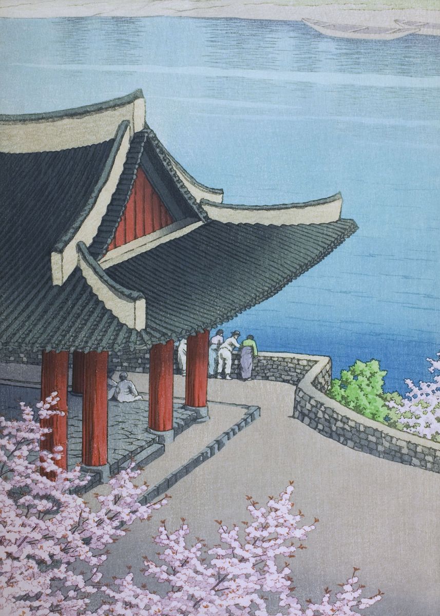 'Spring In Korea' Poster, picture, metal print, paint by Makanaki ...