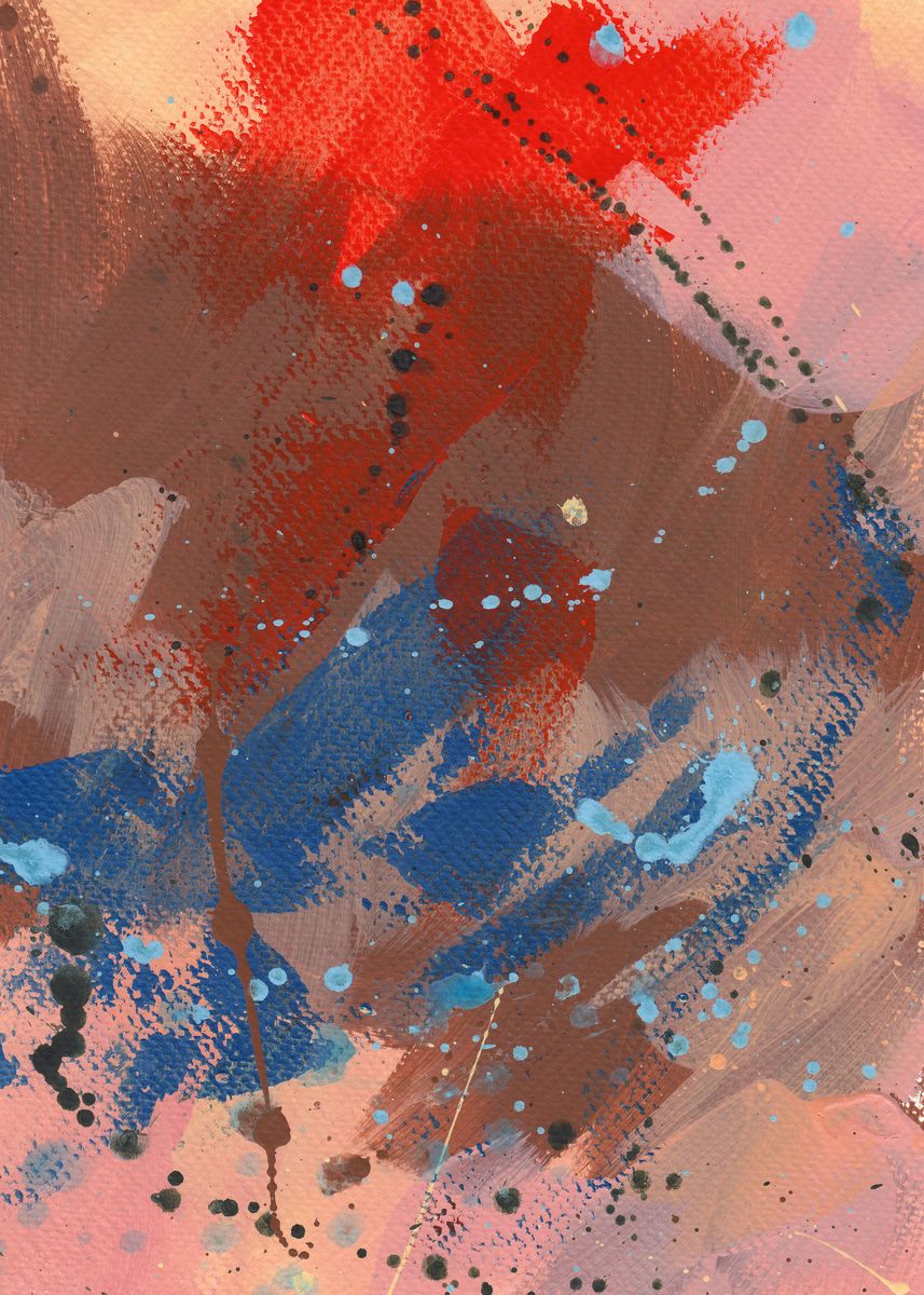 'Modern Abstract Painting 3' Poster by Gush Art Studio | Displate