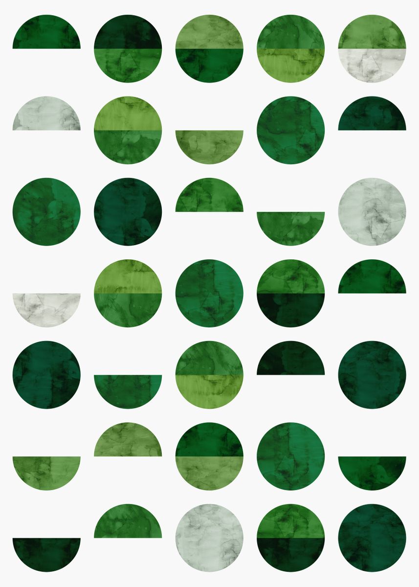 'Jade pattern' Poster, picture, metal print, paint by Vitor Costa ...