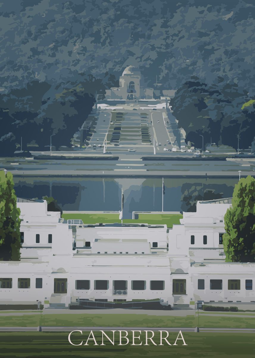 'Canberra ' Poster by M Art | Displate