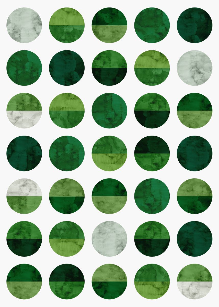 'Jade pattern I' Poster by Vitor Costa | Displate