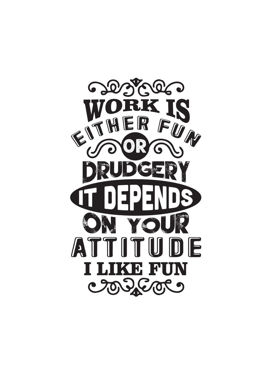 'Depends Funny' Poster by Beone Digital | Displate