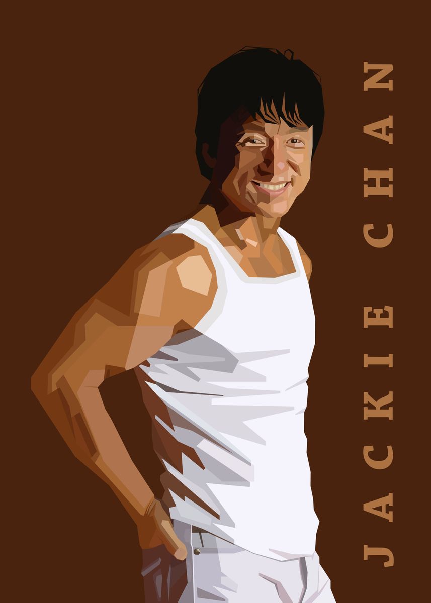 'Jackie Chan' Poster by Yanz Studio | Displate