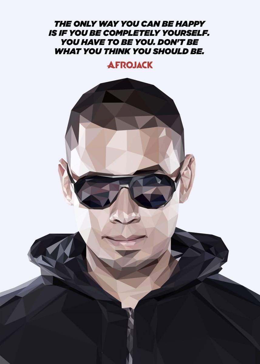 'Afrojack' Poster, picture, metal print, paint by Most Popular Cult ...