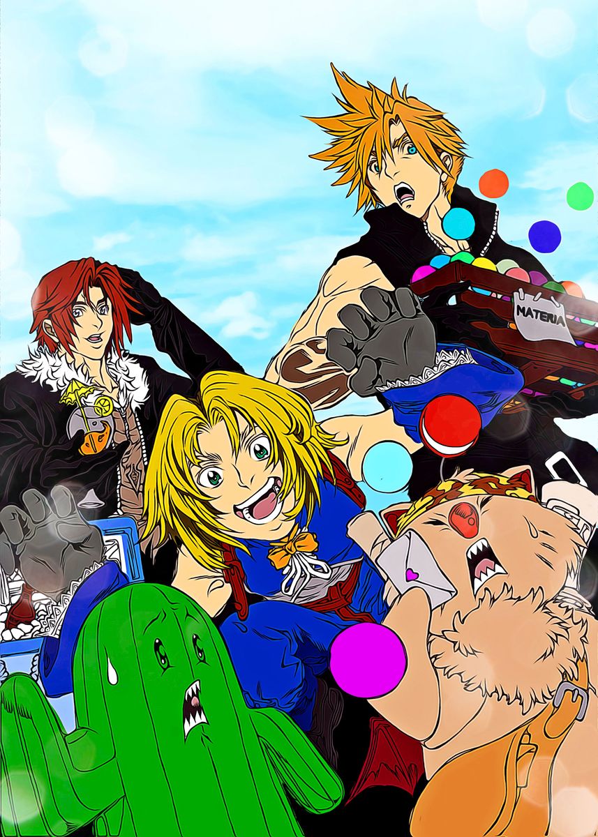 'final fantasy ' Poster, picture, metal print, paint by malenia ring ...