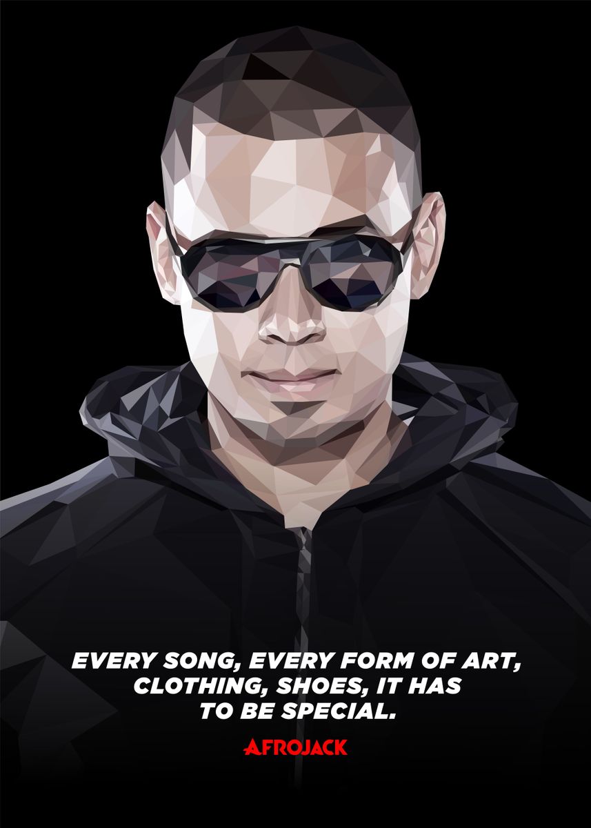 'Afrojack' Poster, picture, metal print, paint by Most Popular Cult ...