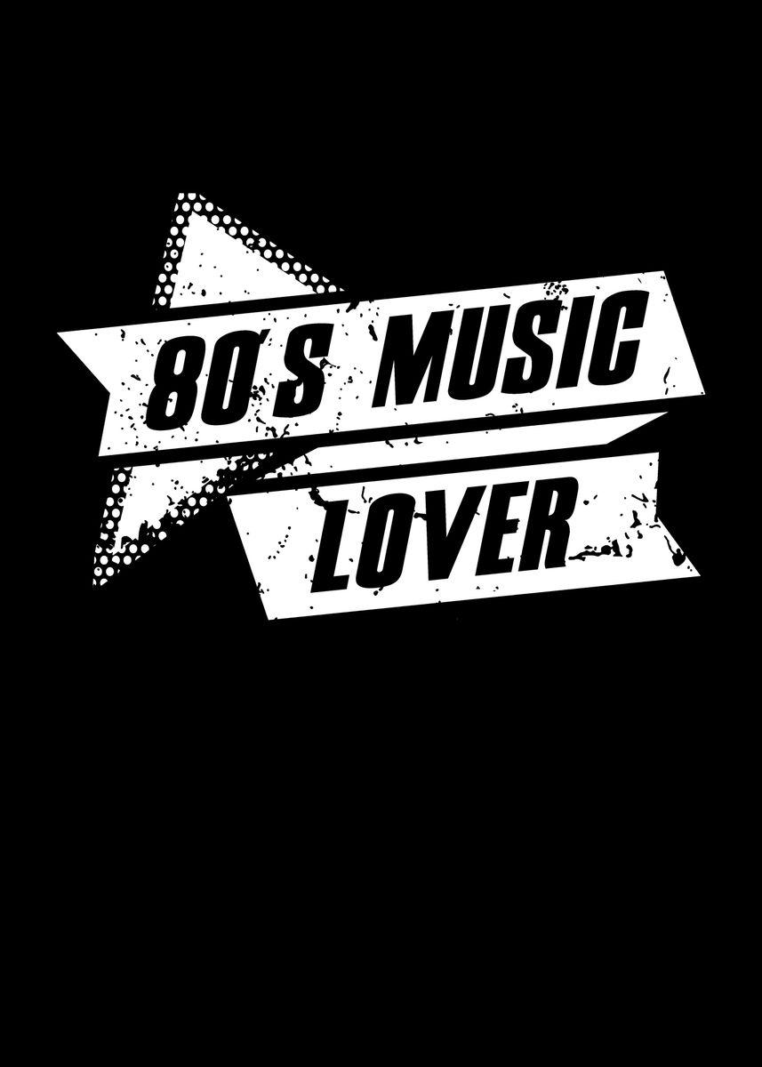 '80s Music Lover' Poster, picture, metal print, paint by dr3designs ...