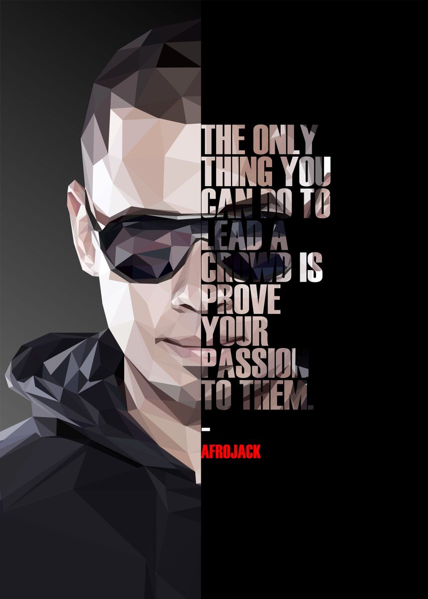 'Afrojack' Poster, picture, metal print, paint by Most Popular Cult ...