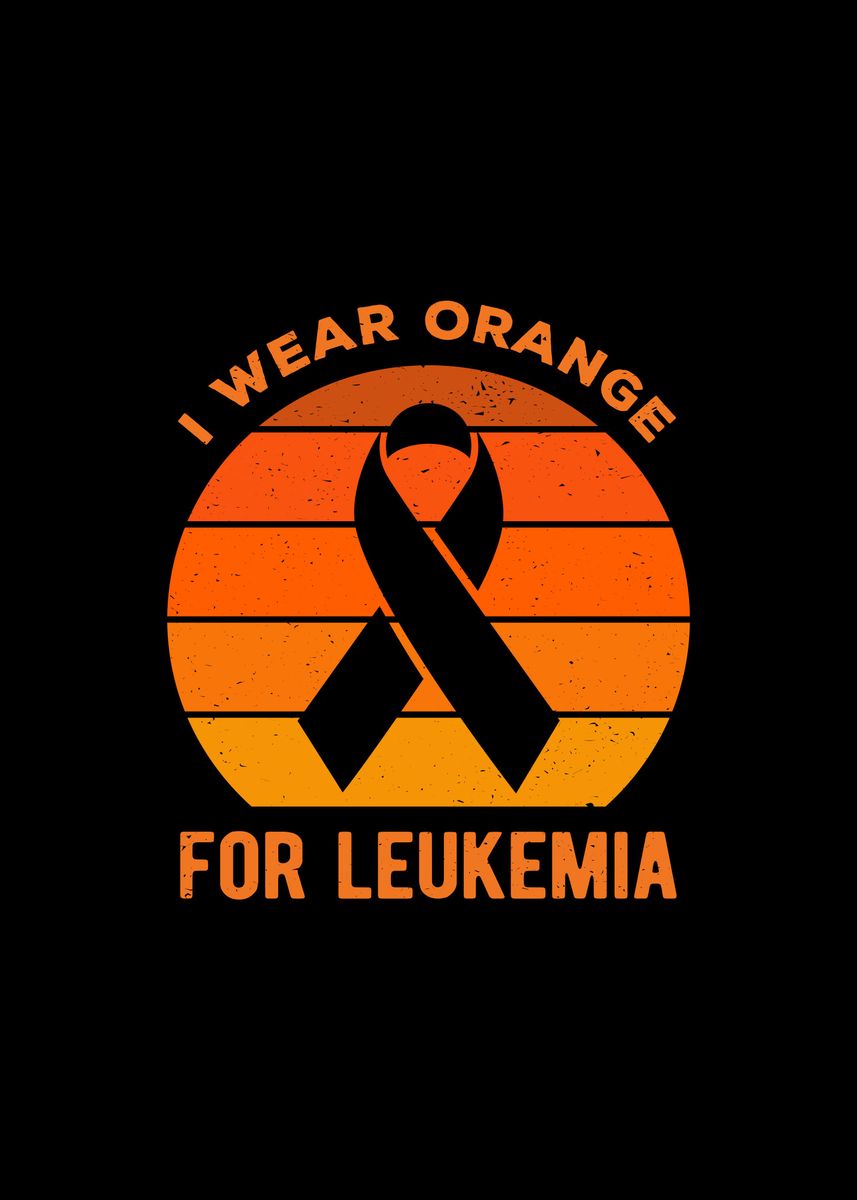 'Leukemia Fight' Poster, picture, metal print, paint by Visualz | Displate