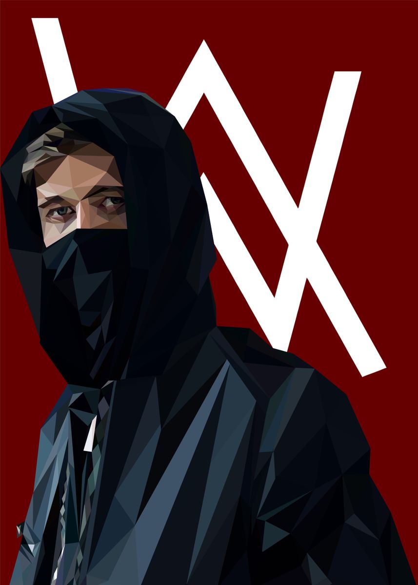 'alan walker' Poster, picture, metal print, paint by Most Popular Cult ...