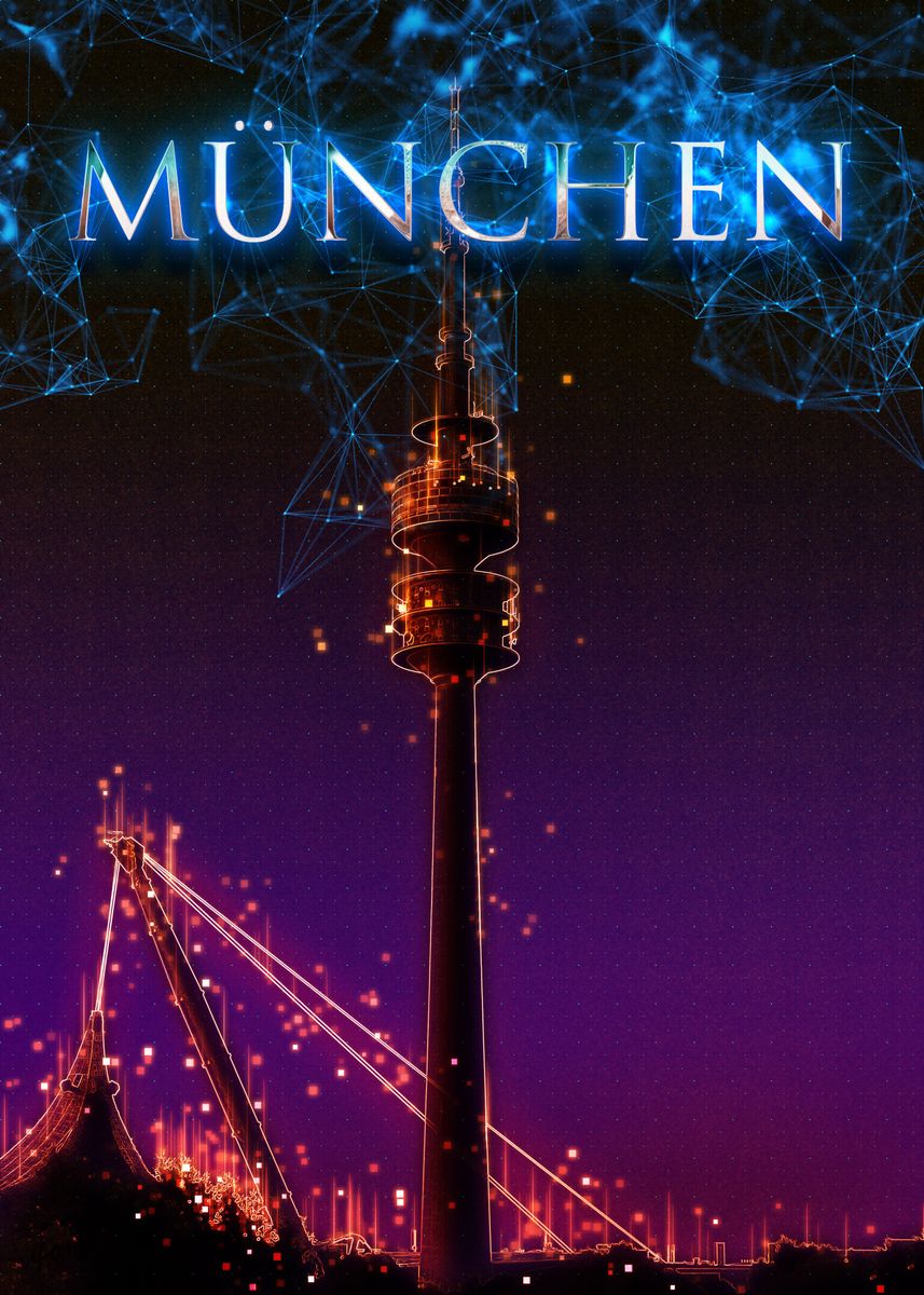'Munich' Poster by Petra Rommelfanger | Displate