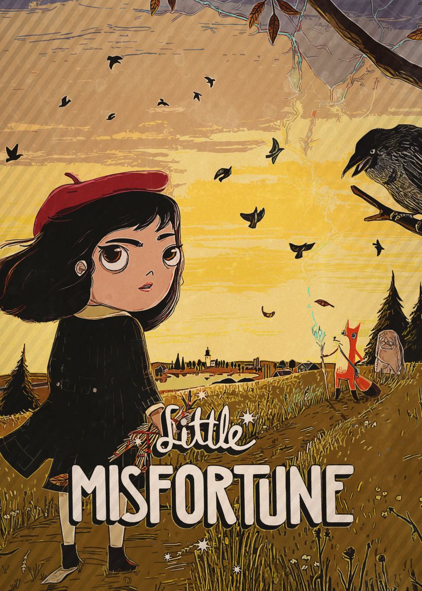 'Little Misfortune' Poster, picture, metal print, paint by Rian setiadi ...