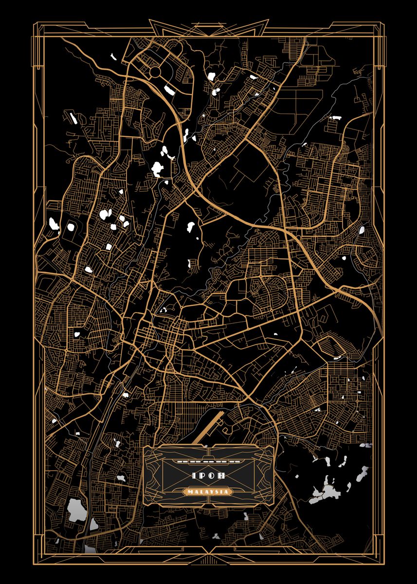 'Ipoh Malaysia' Poster, picture, metal print, paint by Five Senses Art ...