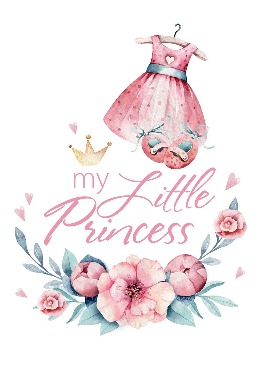 'My little princess' Poster by Juliana RW | Displate