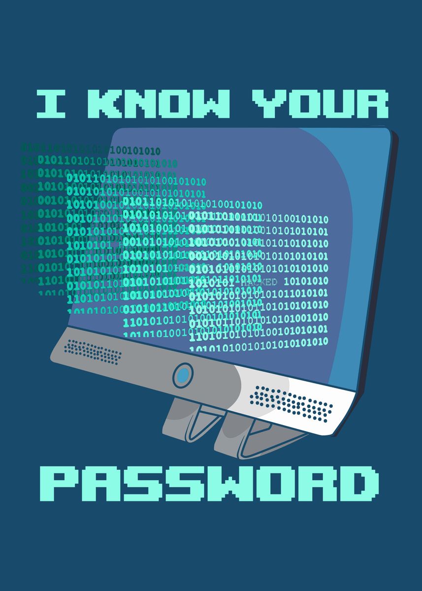 'Hacker Cybersecurity Netwo' Poster, picture, metal print, paint by ...