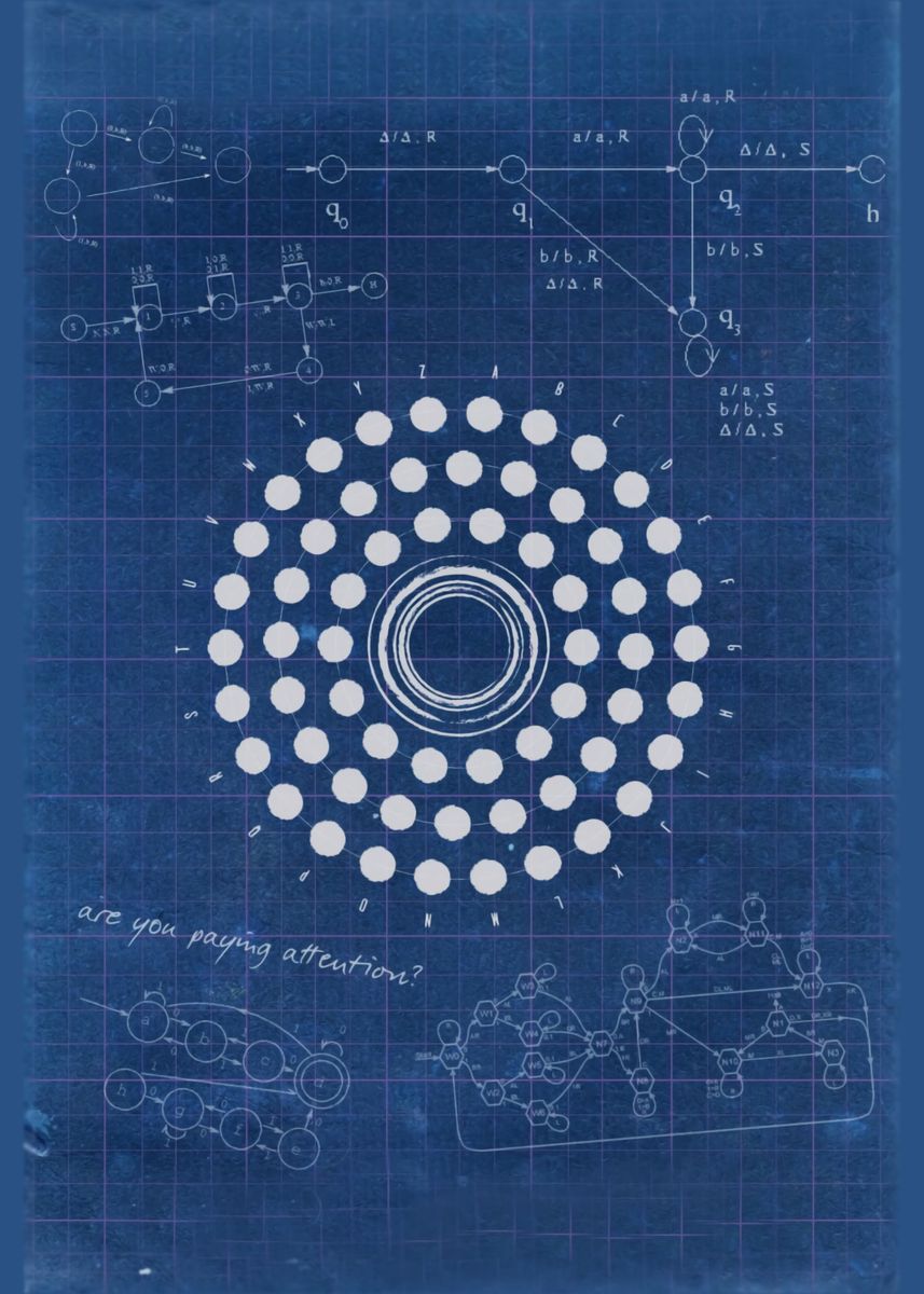 'Alan Turing Enigma Print' Poster, picture, metal print, paint by SAM ...