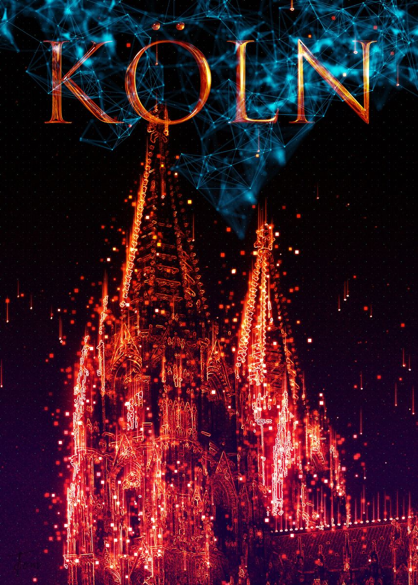 'Cologne' Poster by Petra Rommelfanger | Displate