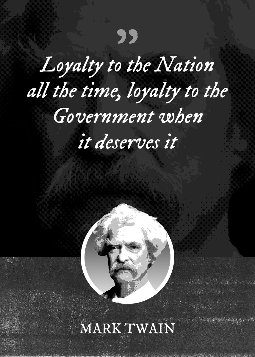 'Loyalty to the Nation all ' Poster, picture, metal print, paint by ...
