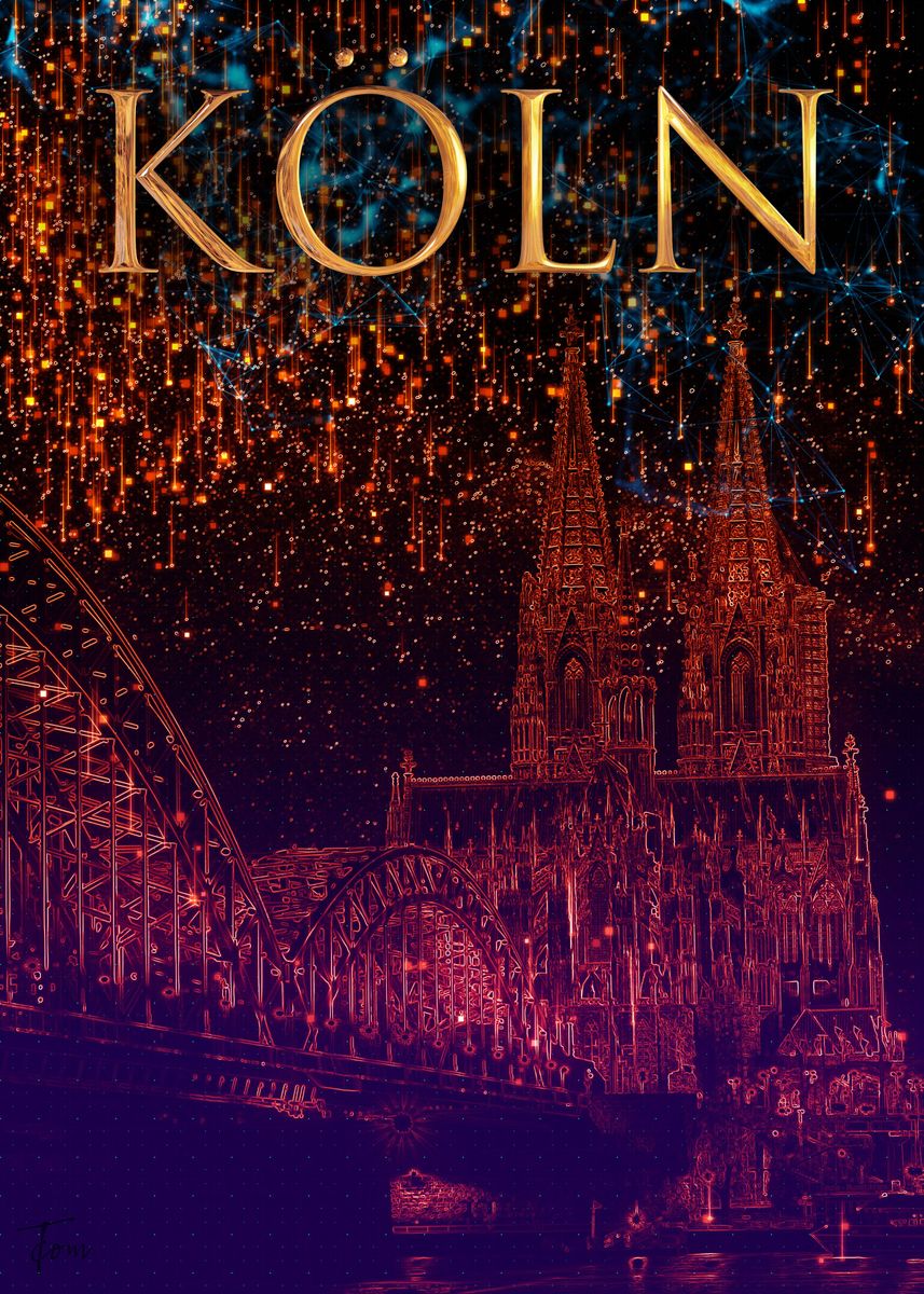 'Cologne' Poster by Petra Rommelfanger | Displate