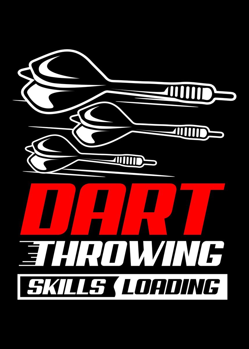 'Dart Funny Darts' Poster by FunnyGifts | Displate
