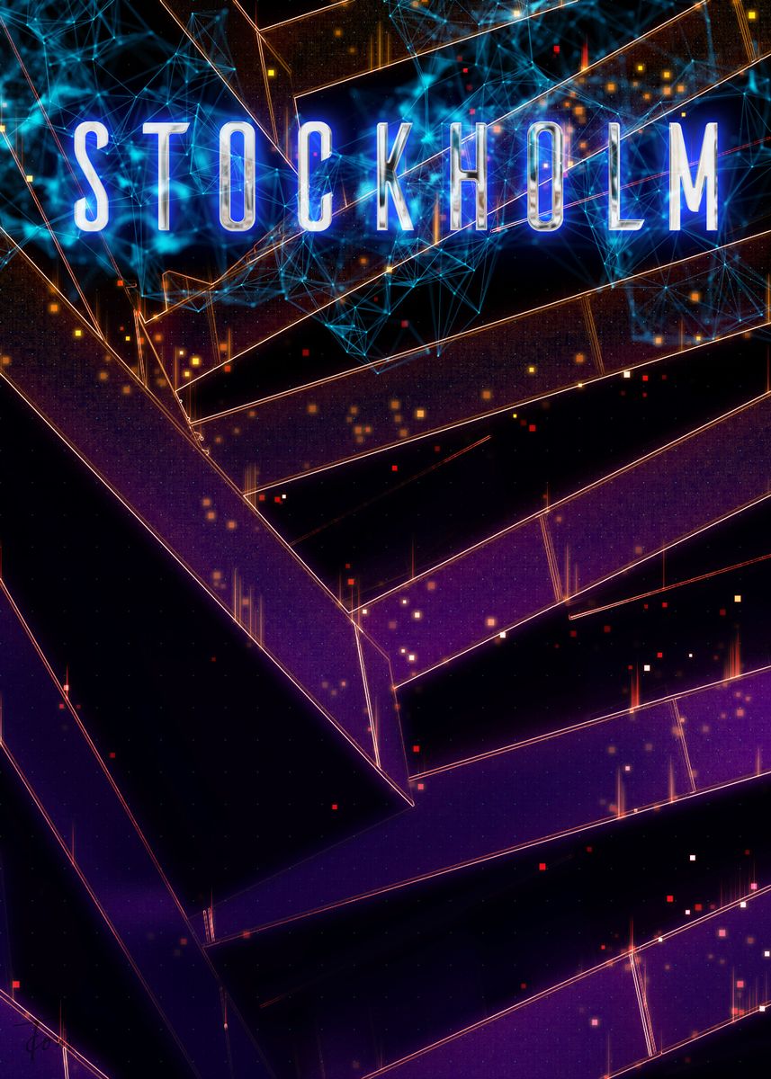 'Stockholm' Poster by Petra Rommelfanger | Displate