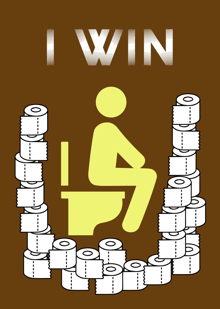 'Toilet' Poster by Tara Anderson | Displate