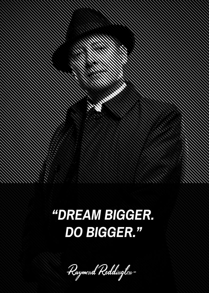 'raymond reddington' Poster, picture, metal print, paint by Gomes ...
