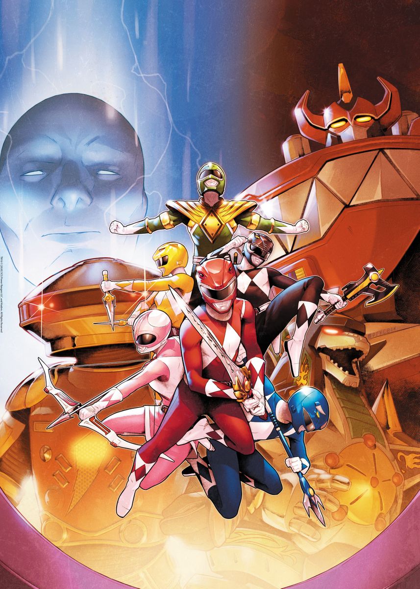 'Power Rangers Team' Poster, picture, metal print, paint by Power ...
