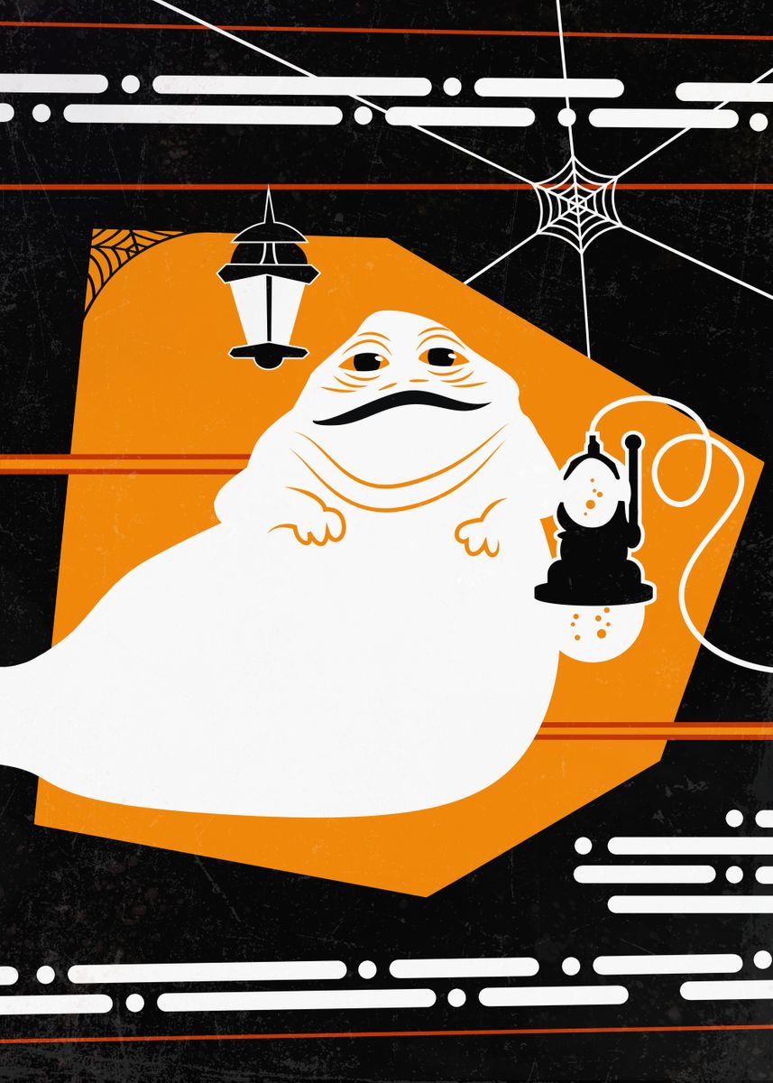'Jabba' Poster, picture, metal print, paint by Star Wars | Displate