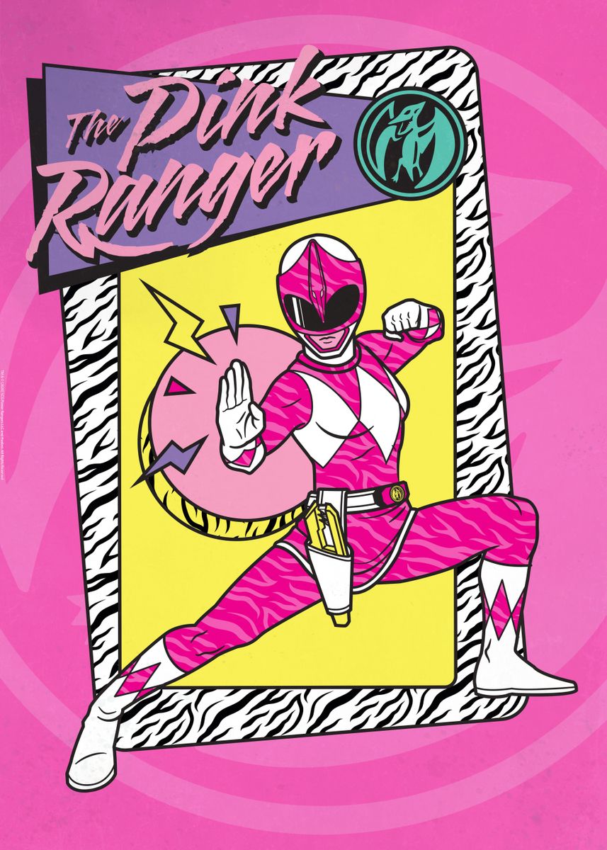 'The Pink Ranger' Poster, picture, metal print, paint by Power Rangers ...