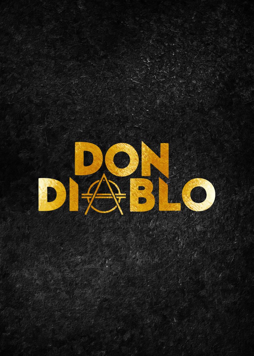'don diablo' Poster, picture, metal print, paint by Bestselling Music ...