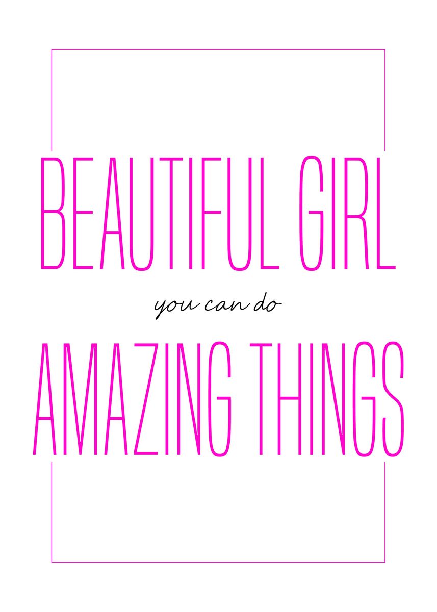 'Beautiful Girls ' Poster by Decoratier Qwerdenker | Displate