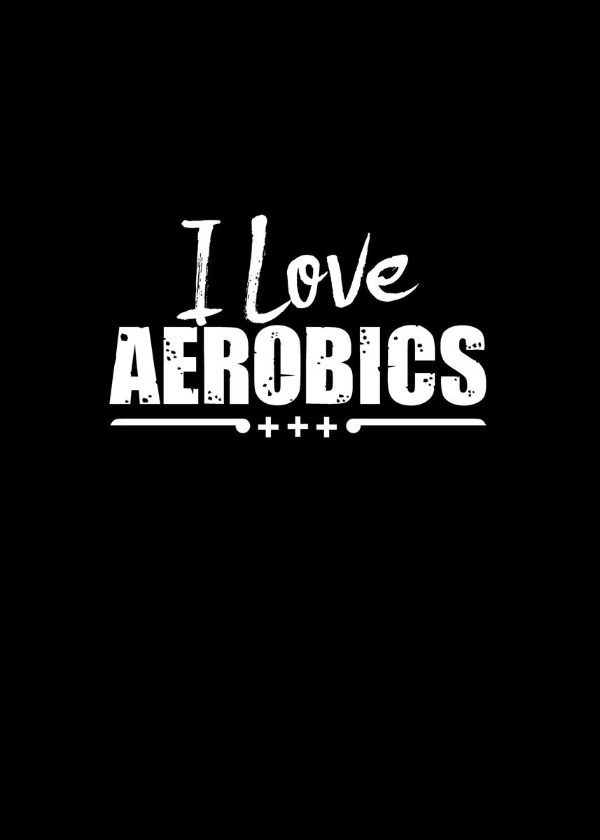 'Aerobics' Poster, picture, metal print, paint by dr3designs | Displate