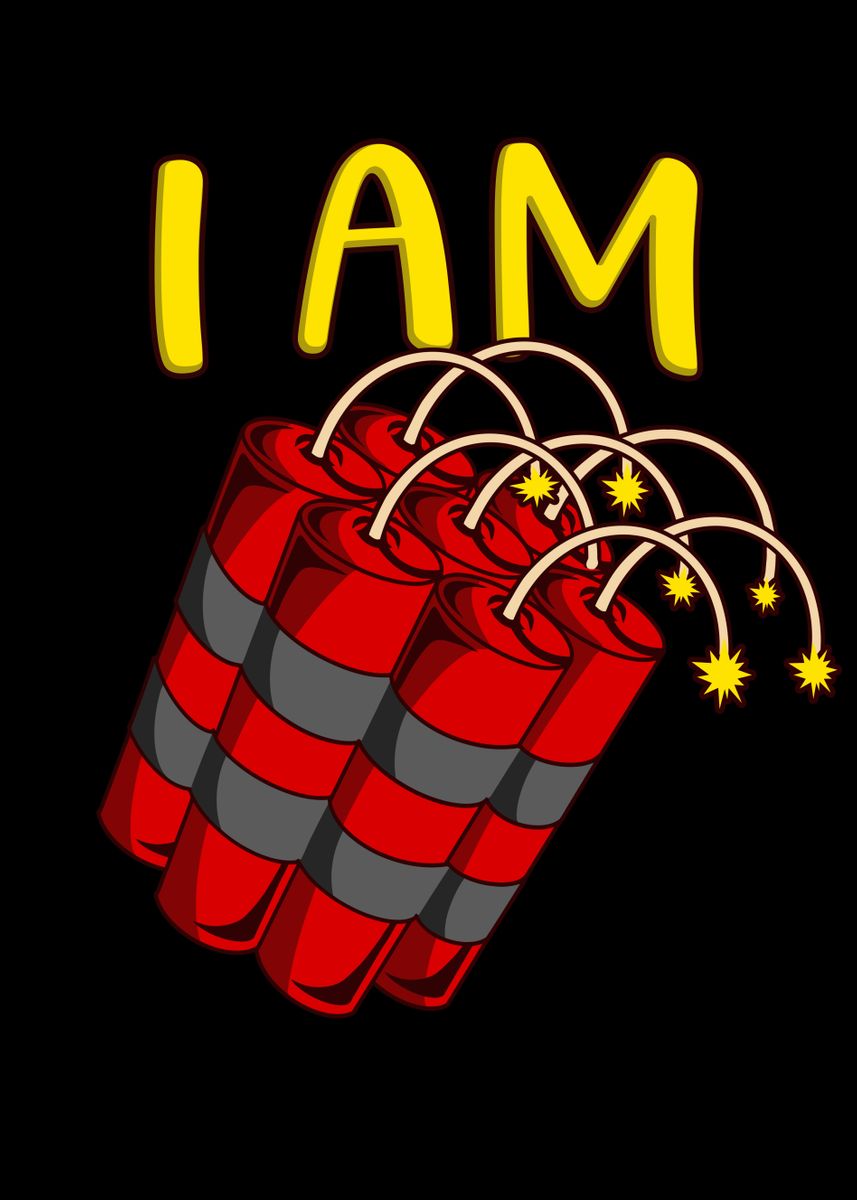 'Im Dynamite Motivational' Poster by Foxxy Merch | Displate