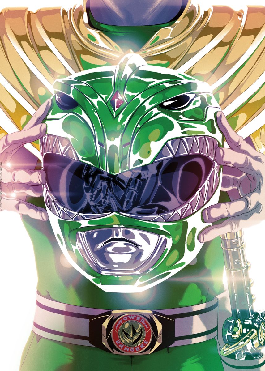 'Green Character' Poster, picture, metal print, paint by Power Rangers ...
