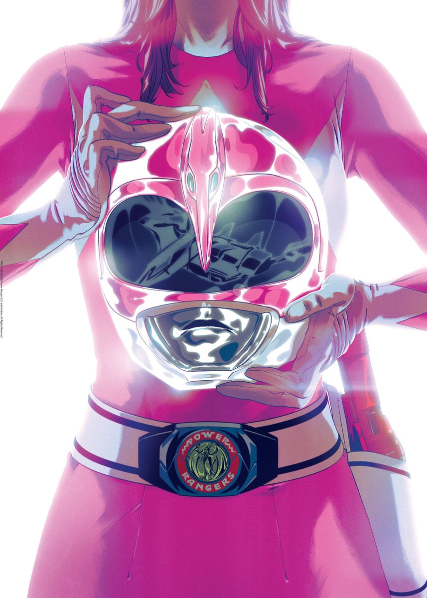'Pink Character' Poster, picture, metal print, paint by Power Rangers ...