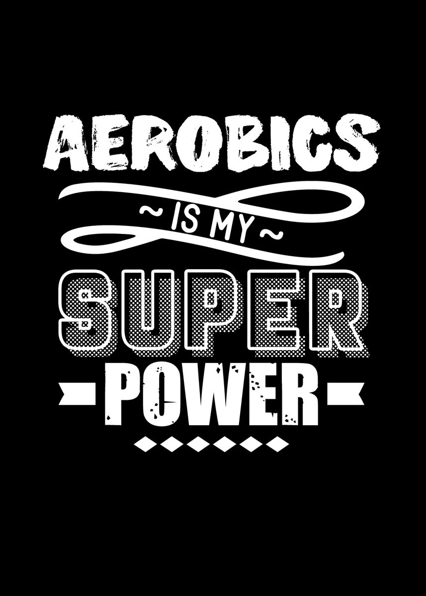 'Aerobics' Poster, picture, metal print, paint by dr3designs | Displate